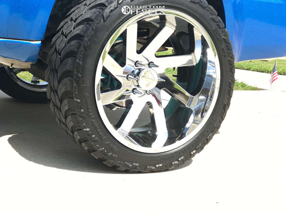 2007 Nissan Pathfinder with 22x12 -51 ARKON OFF-ROAD Lincoln and 33/12 ...