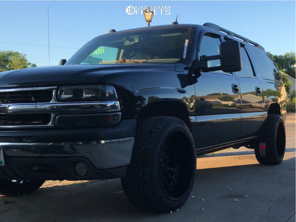 2004 Chevrolet Suburban 1500 With 22x12 44 V Rock Anvil And 305 40r22