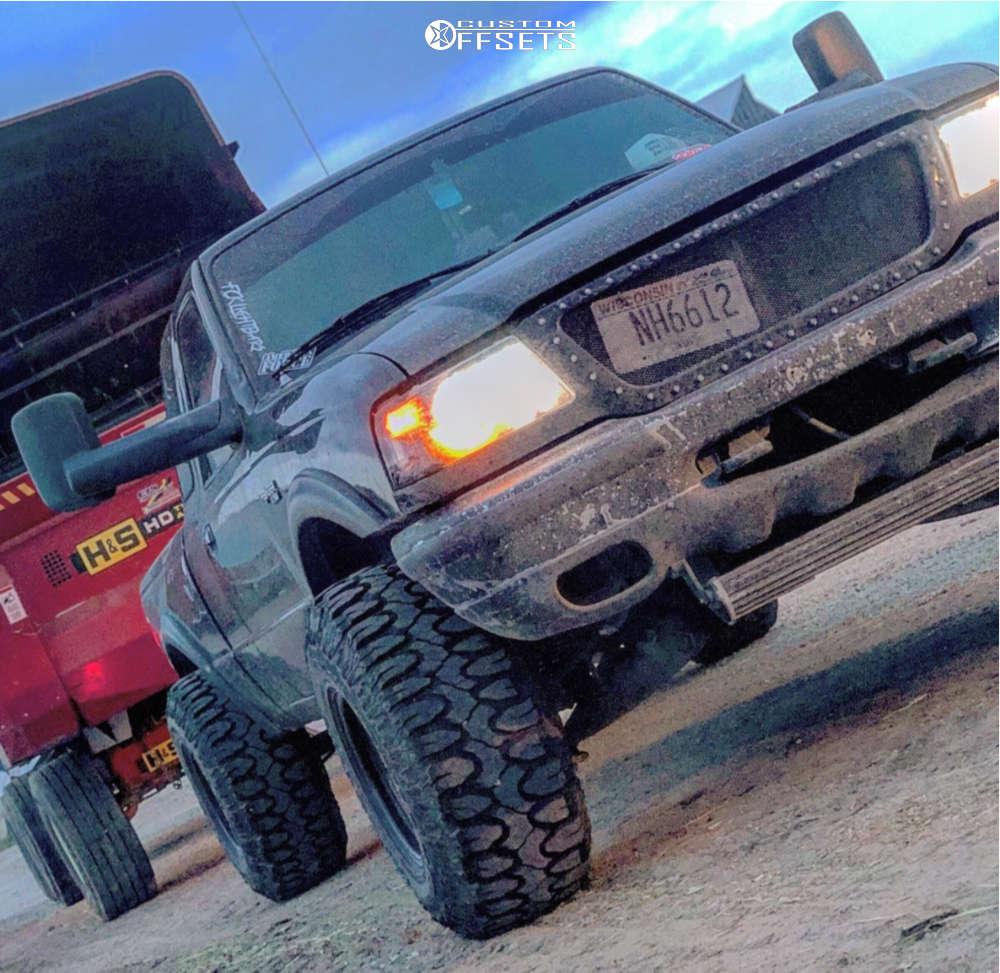 1998 Ford Ranger with 15x12 -63 Bart Wheels Super Trucker and 33/12 ...