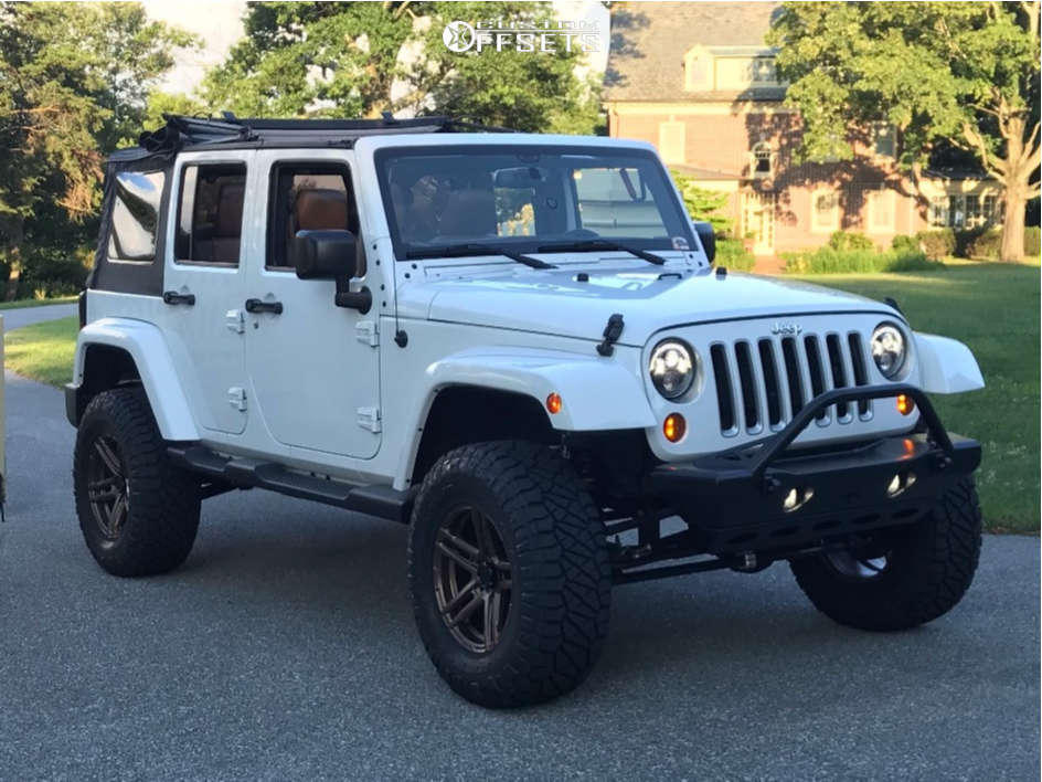 2016 Jeep Wrangler with 17x9 -6 VenomRex VR501 and 295/70R17 Nitto ...