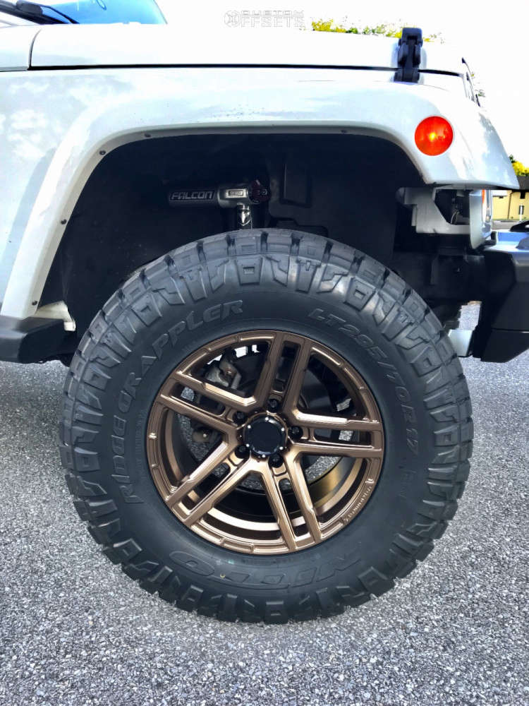 2016 Jeep Wrangler with 17x9 -6 VenomRex VR501 and 295/70R17 Nitto ...