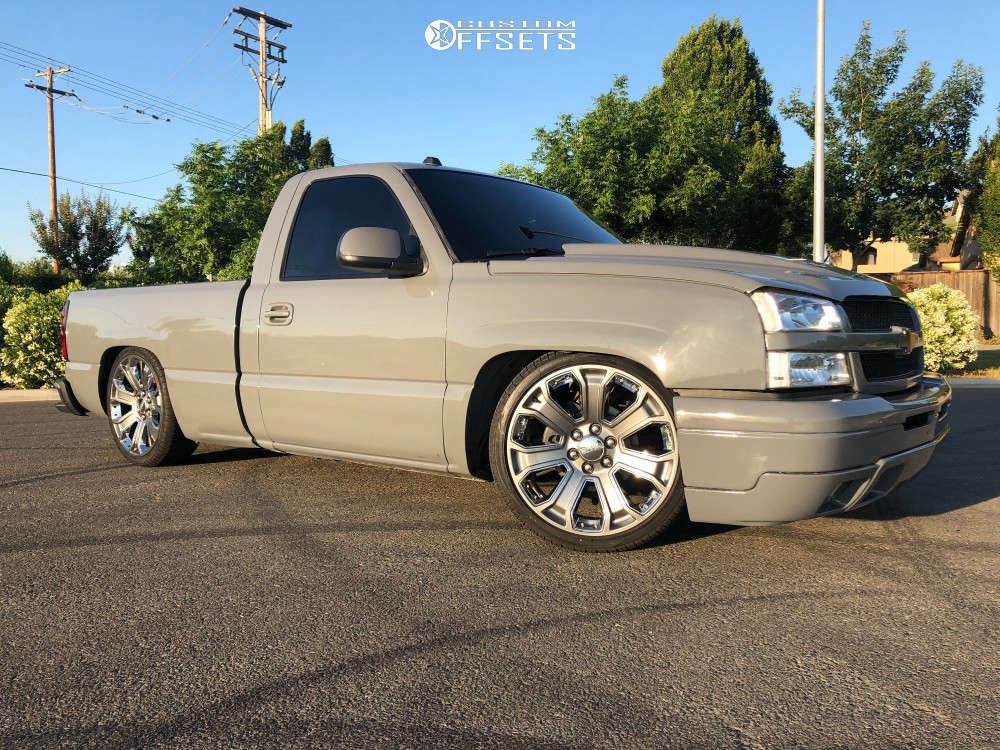2005 Chevrolet Silverado 1500 with 22x9 24 OE Performance 113 and 265 ...