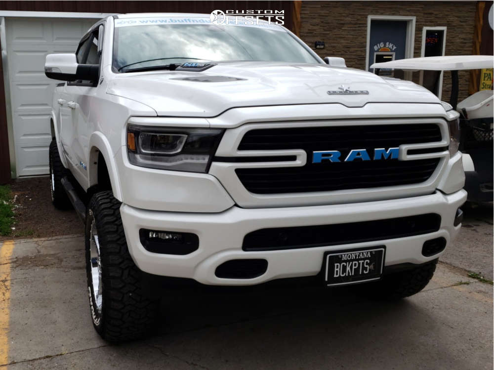 2019 Ram 1500 with 20x10 -24 Red Dirt Road Rd01 and 35/12.5R20 Fury ...