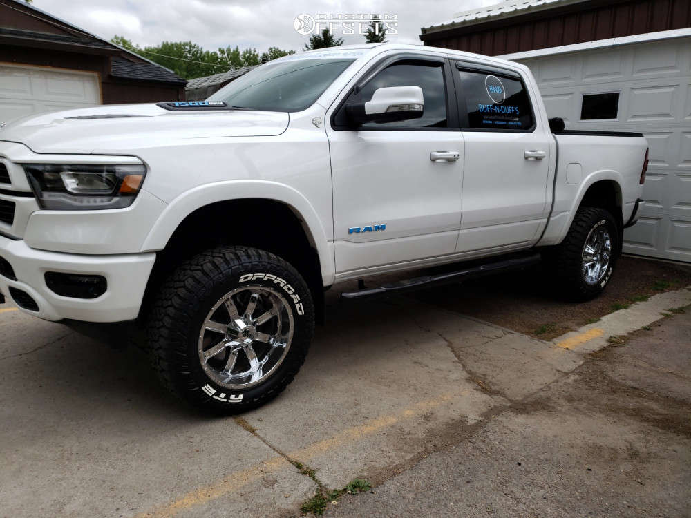 2019 Ram 1500 with 20x10 -24 Red Dirt Road Rd01 and 35/12.5R20 Fury ...