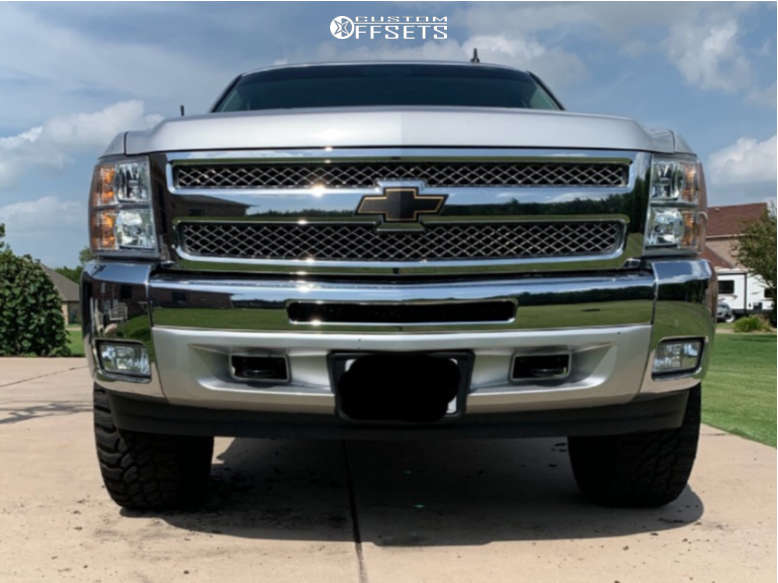 2012 Chevrolet Silverado 1500 with 20x9 1 Fuel Cleaver and 295/65R20 ...