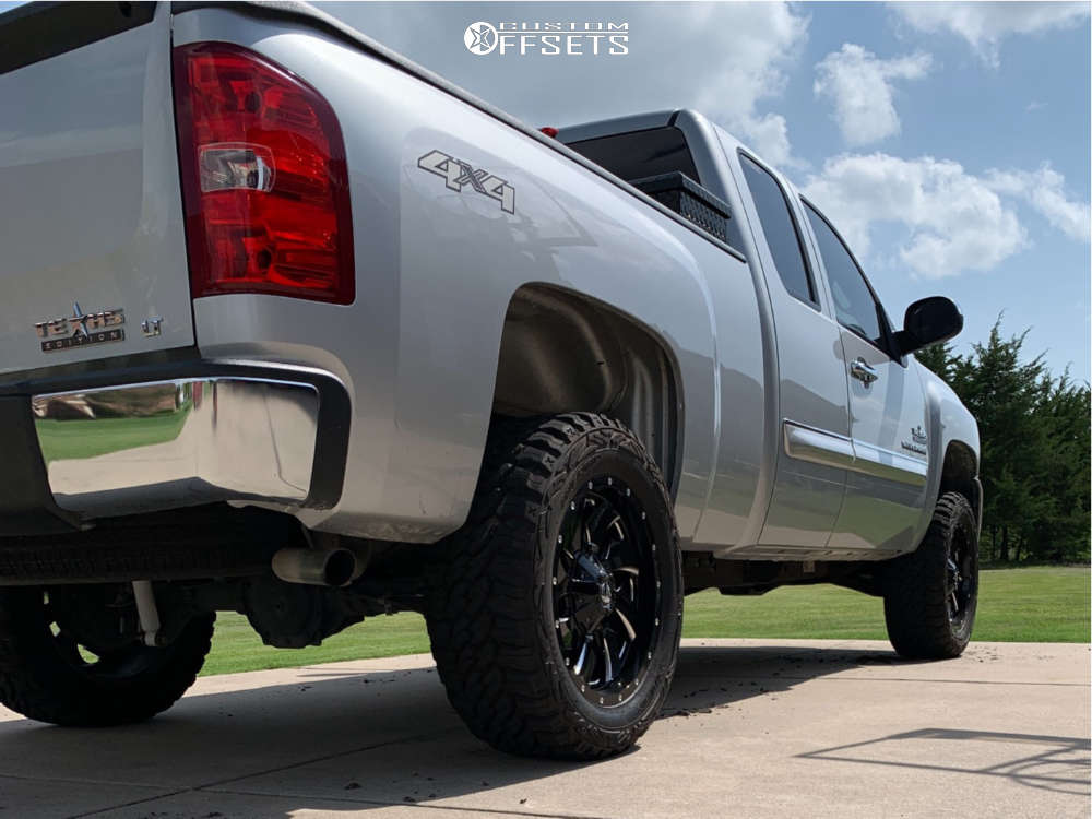 2012 Chevrolet Silverado 1500 with 20x9 1 Fuel Cleaver and 295/65R20 ...