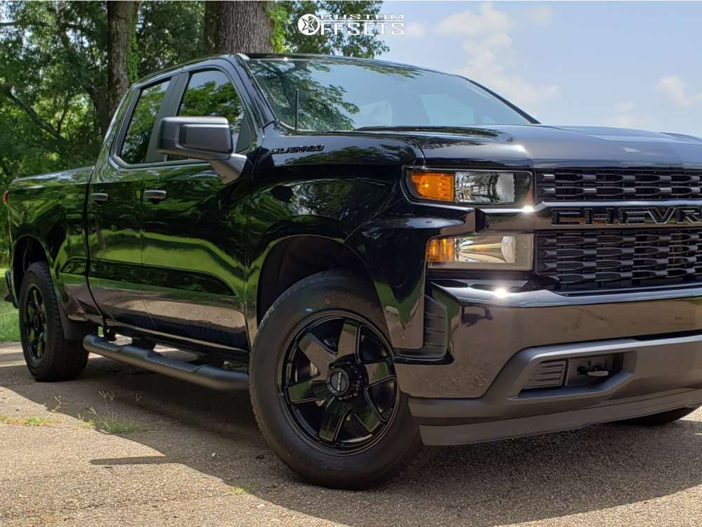 2019 Chevrolet Silverado 1500 with 20x9 18 Raceline Addict and 275 ...