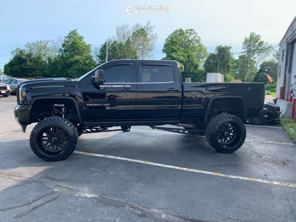 2018 GMC Sierra 2500 HD with 24x14 -78 American Force Evo Ss and 37/13 ...