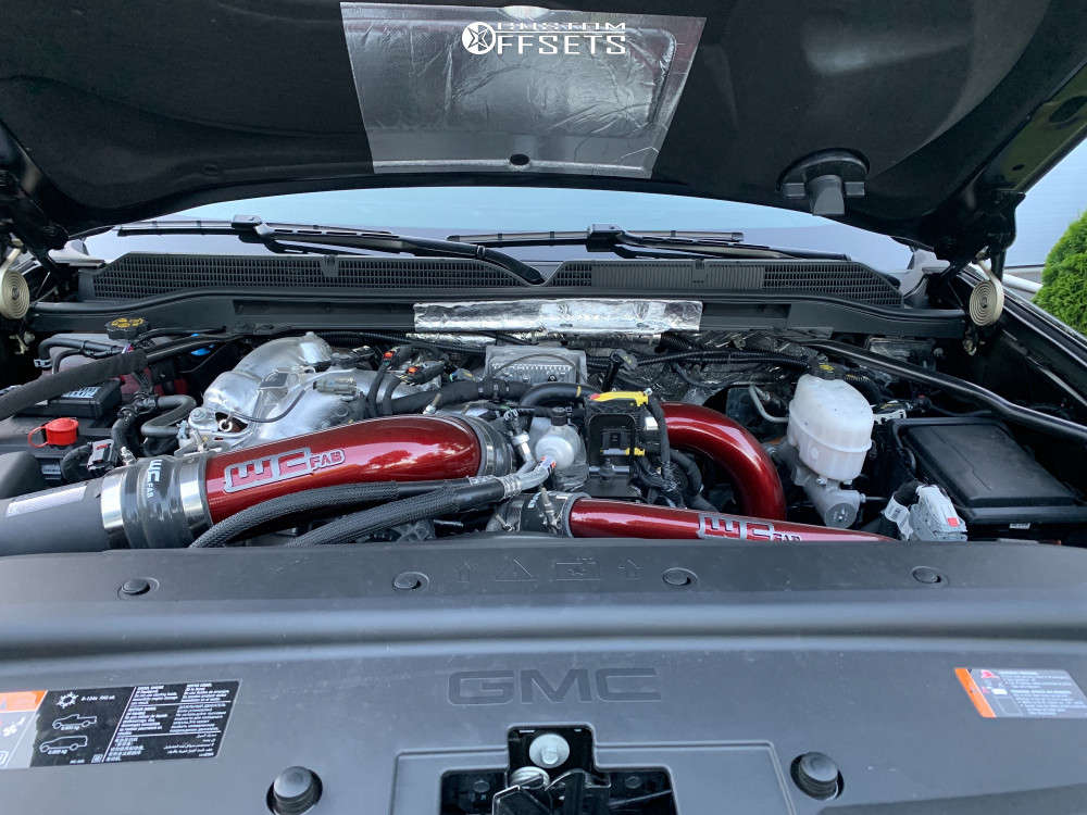 2018 GMC Sierra 2500 HD with 24x14 -78 American Force Evo Ss and 37/13 ...