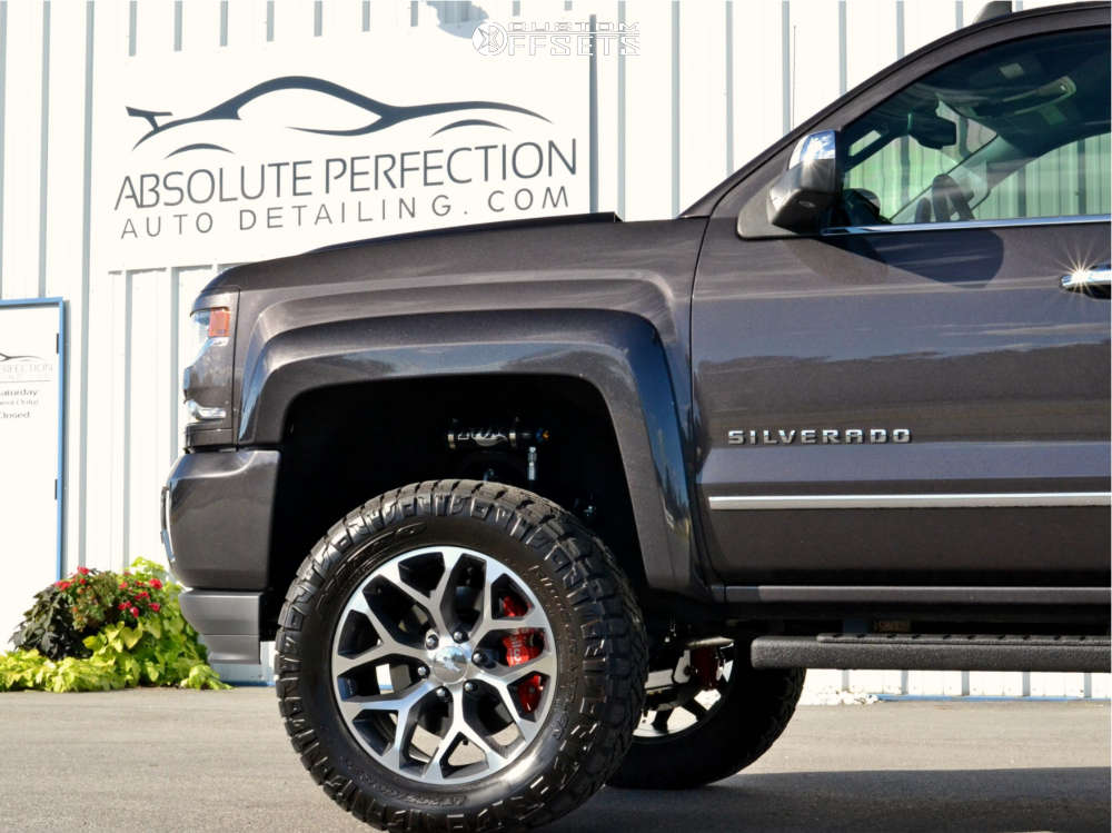 2016 Chevrolet Silverado 1500 with 20x9 24 OE Performance 176 and 295 ...
