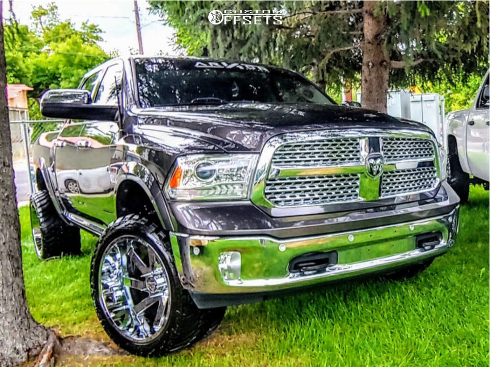 2015 Ram 1500 with 22x12 -51 ARKON OFF-ROAD Lincoln and 33/12.5R22 AMP ...