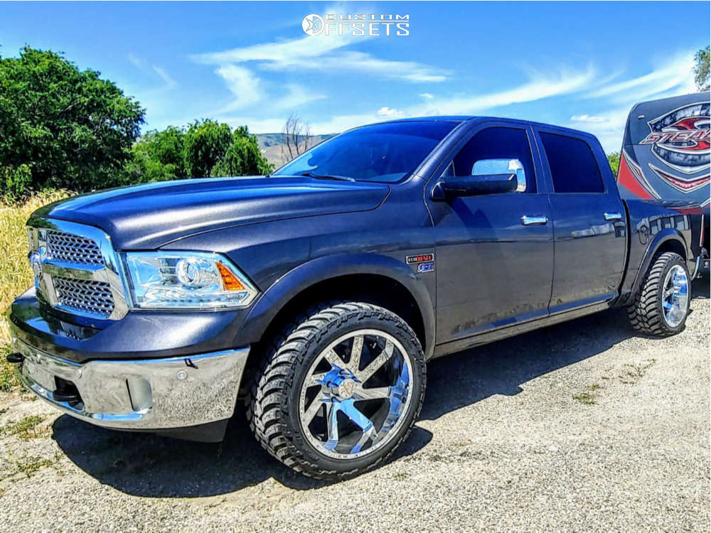 2015 Ram 1500 with 22x12 -51 ARKON OFF-ROAD Lincoln and 33/12.5R22 AMP ...