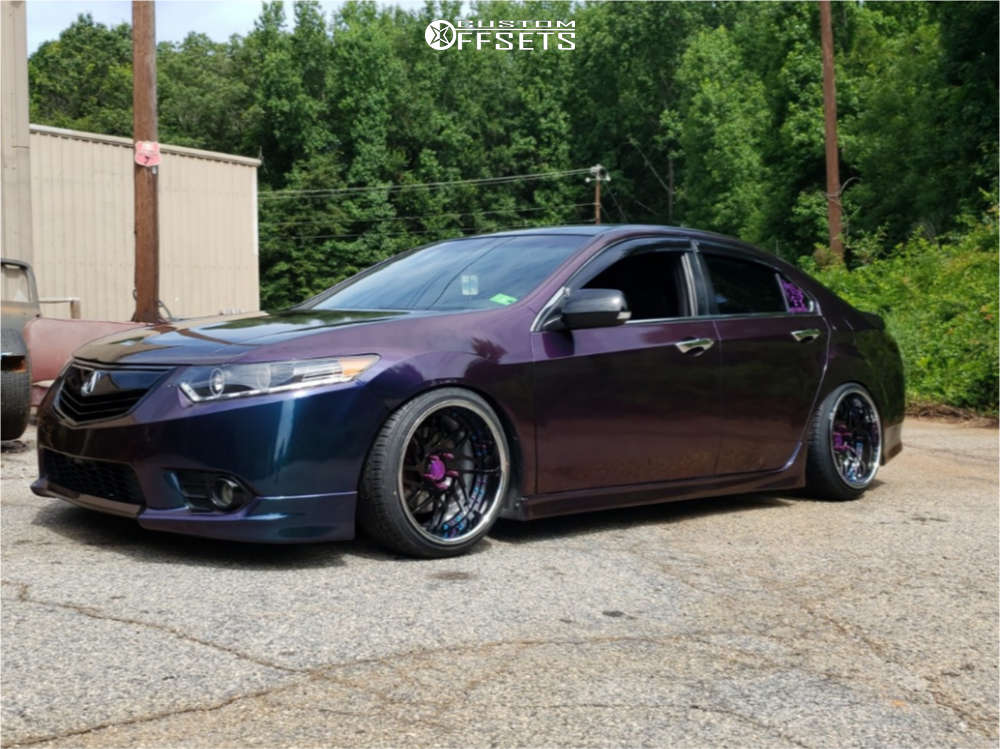 2012 Acura TSX with 18x9.5 6 GMR GS-107 and 215/40R18 Sailun Artezzo ...