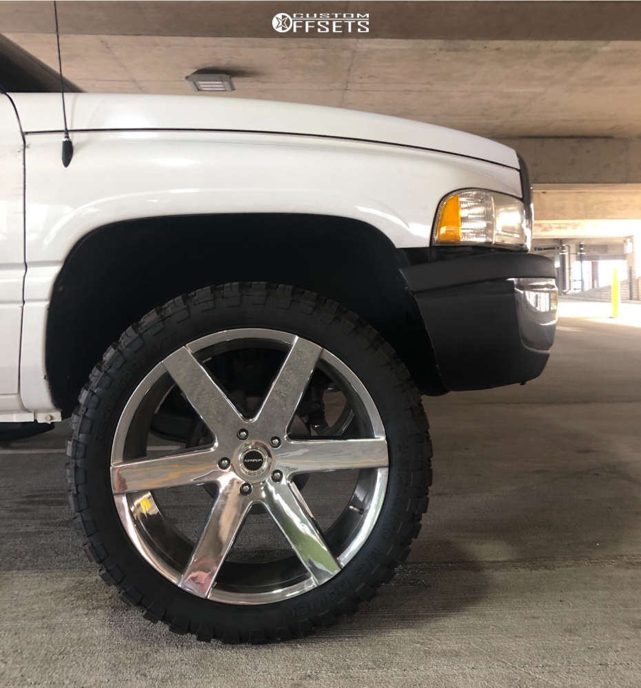 2000 Dodge Ram 1500 with 24x10 20 DUB Baller and 35/12.5R24 RBP ...