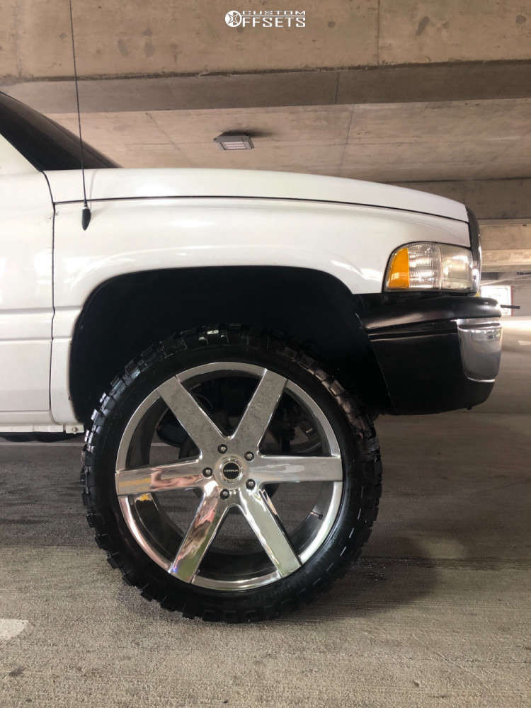 2000 Dodge Ram 1500 with 24x10 20 DUB Baller and 35/12.5R24 RBP ...