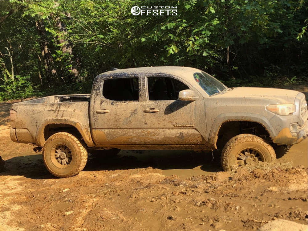 2016 Toyota Tacoma with 17x9 -6 Pro Comp Series 01 and 285/70R17 Multi ...