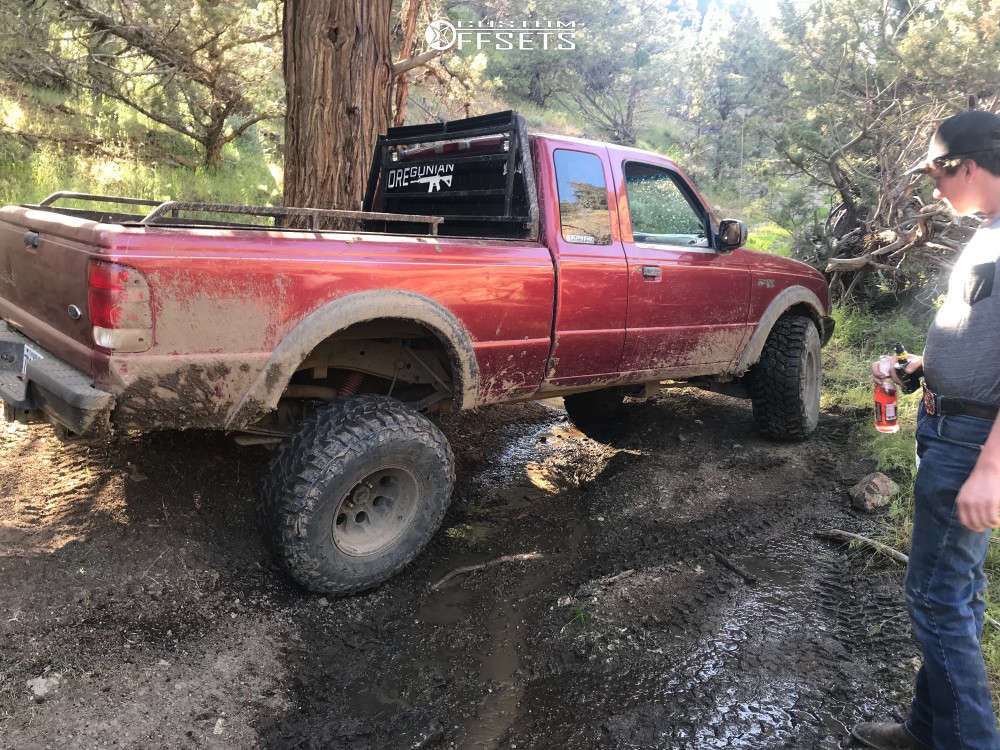 2000 Ford Ranger with 15x10 -47 Pro Comp 69 and 33/12.5R15 Mastercraft ...
