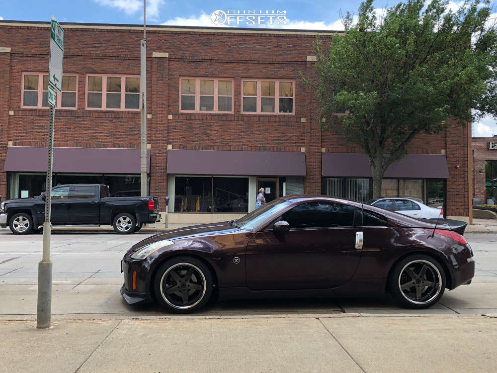 2003 Nissan 350Z with 18x10.5 20 XXR 968 and 265/35R18 Lionhart Lh-503 ...