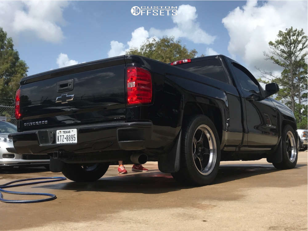 2018 Chevrolet Silverado 1500 with 20x9.5 15 Cosmis Racing Xt-005r and ...
