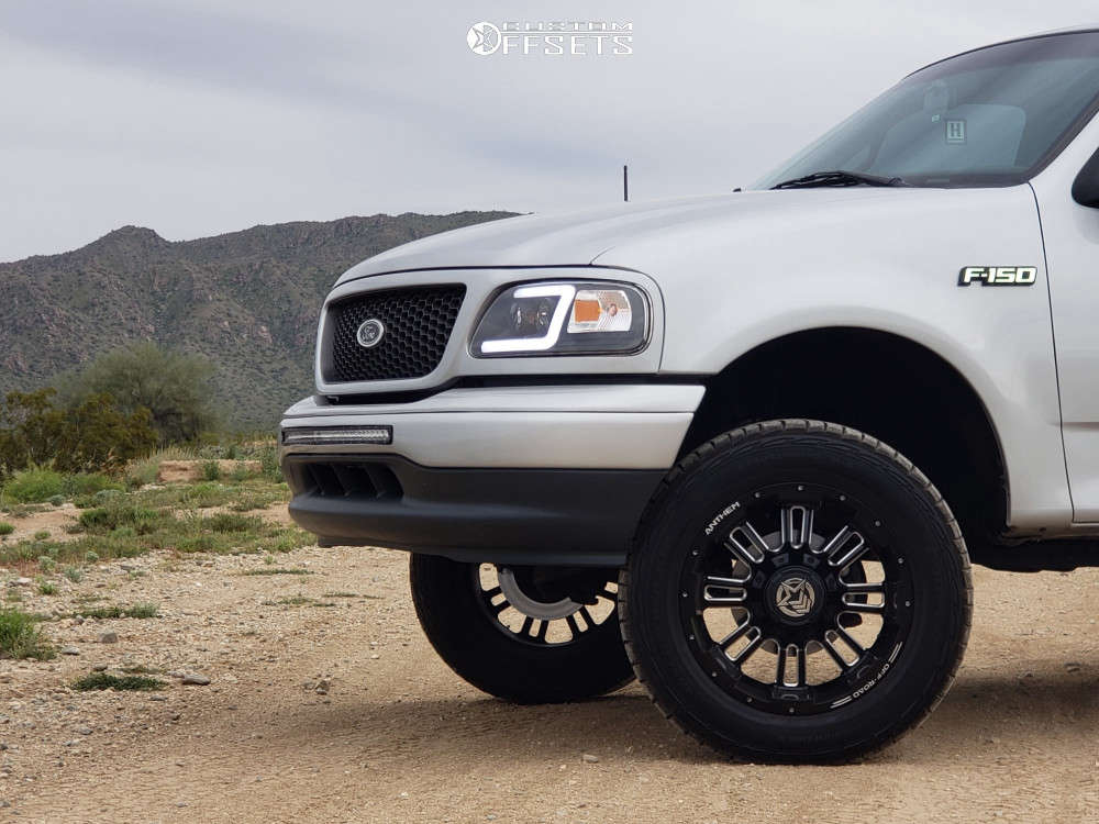 2002 Ford F-150 with 20x10 -24 Anthem Off-Road Enforcer and 305/55R20 ...