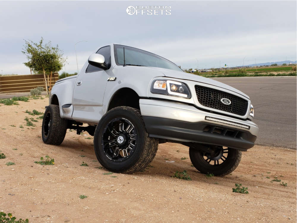 2002 Ford F-150 with 20x10 -24 Anthem Off-Road Enforcer and 305/55R20 ...