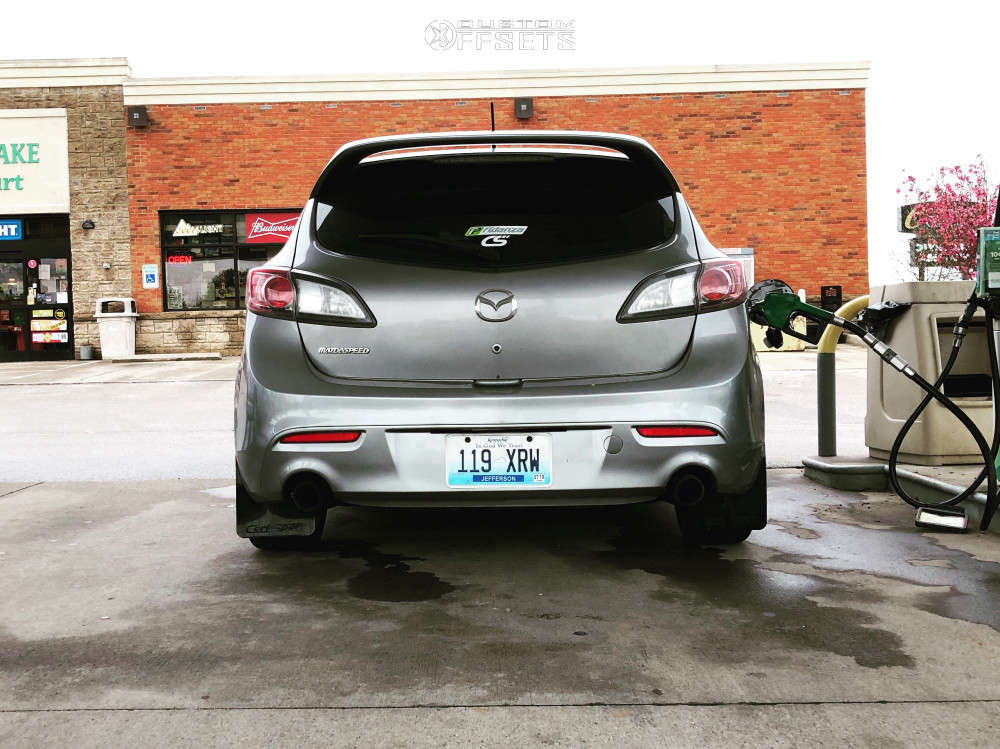 2010 Mazda 3 with 18x8 22 MSR 90 and 225/40R18 Achilles Atr Sport 2 and ...