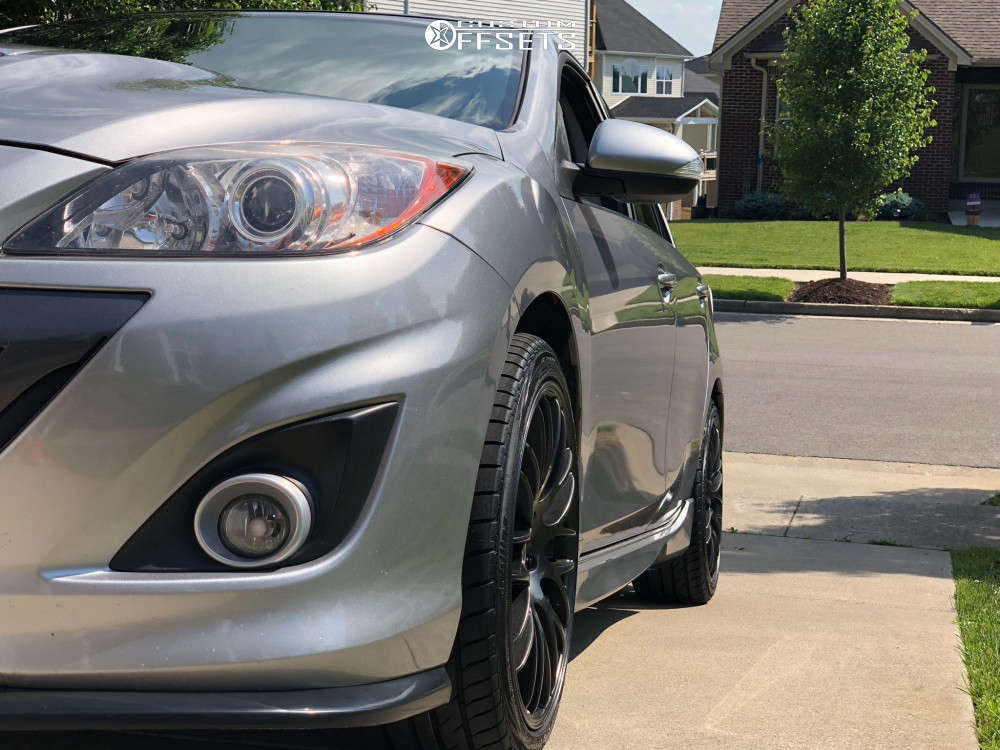 2010 Mazda 3 with 18x8 22 MSR 90 and 225/40R18 Achilles Atr Sport 2 and ...