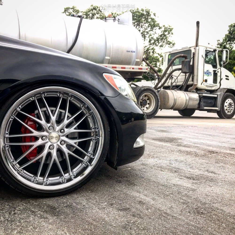 2007 Lexus LS460 with 22x9 20 MRR Gt1 and 245/30R22 Lexani Lx-twenty ...