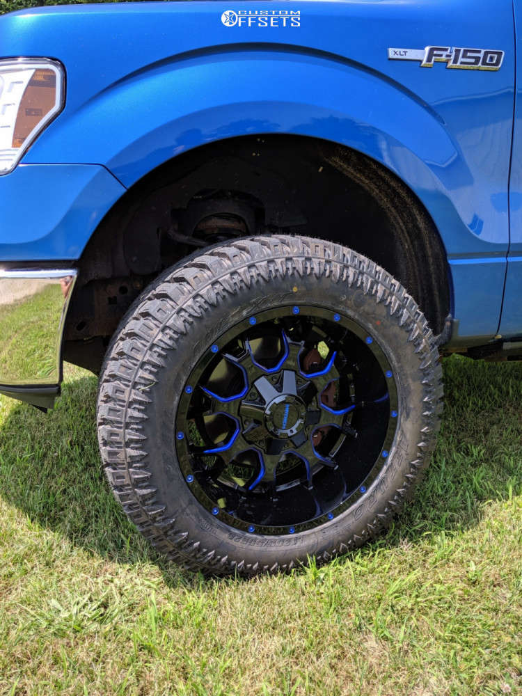 2011 Ford F-150 with 20x10 -25 Mayhem Warrior and 305/55R20 Atturo ...