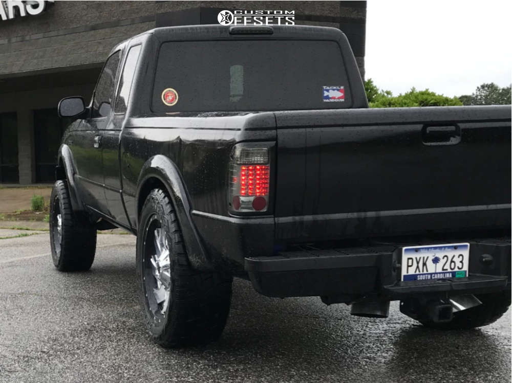 2003 Ford Ranger with 20x9 1 Fuel Cleaver D240 and 33/12.5R20 Toyo ...