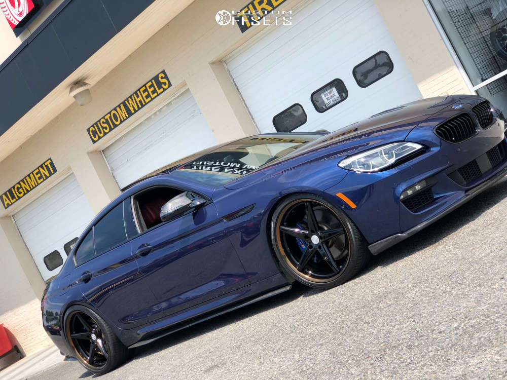 2016 BMW 650i XDrive Gran Coupe with 21x9 30 Vossen Vws3 and 275/30R21 ...