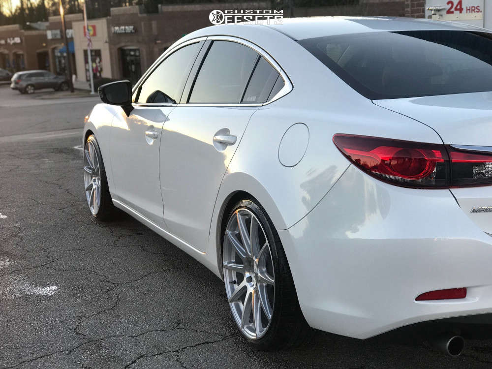 2014 Mazda 6 with 20x9 35 Niche Essen and 245/35R20 Toyo Tires Extensa ...