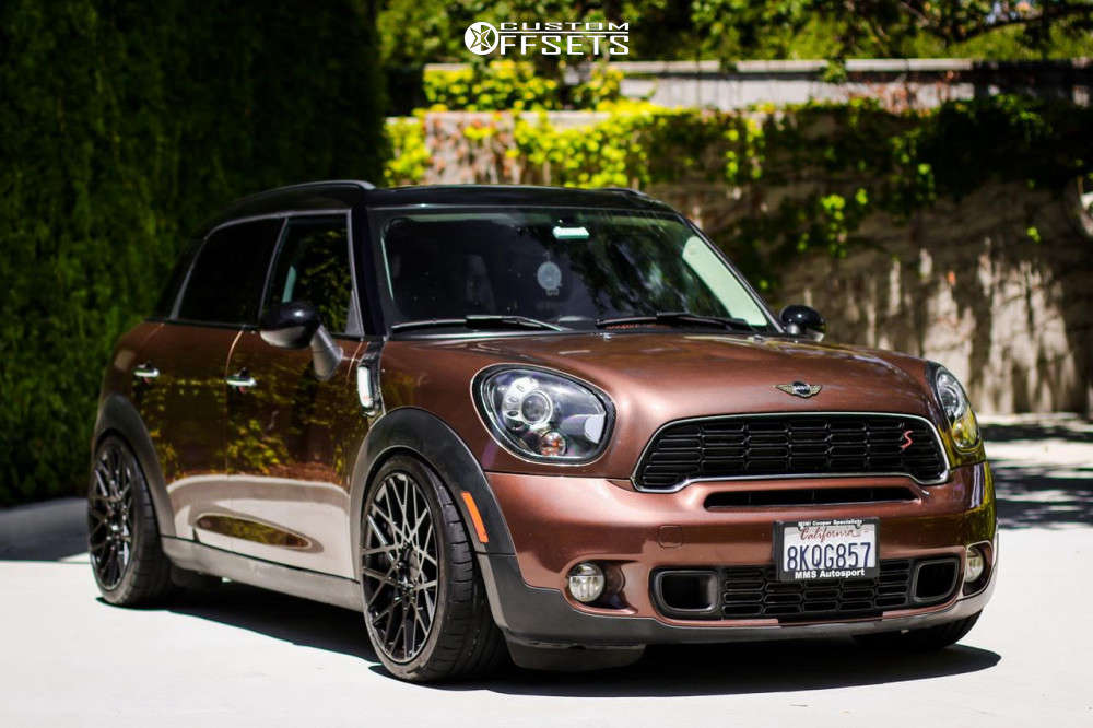 2014 Mini Cooper Countryman with 19x8.5 35 Rotiform Blq and 225/40R19 ...
