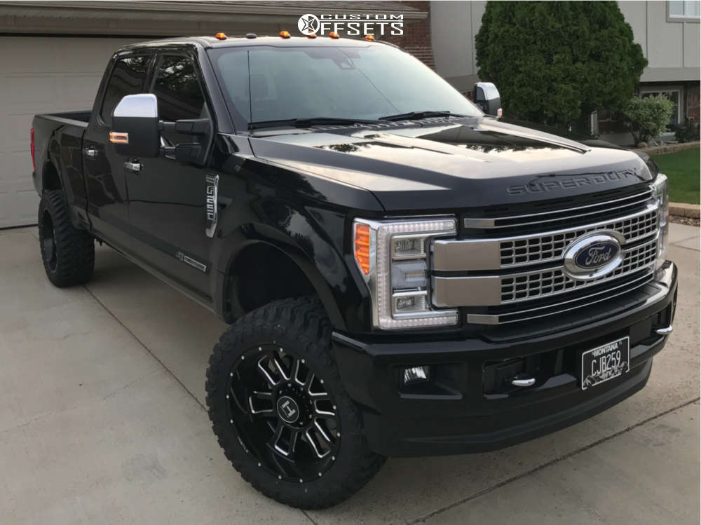 2017 Ford F-250 Super Duty with 22x10 -25 Hostile Gauntlet and 35/12 ...