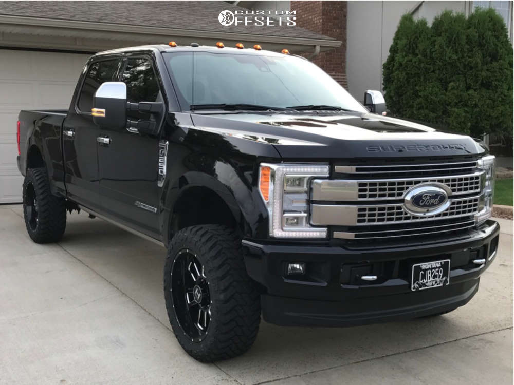 2017 Ford F-250 Super Duty with 22x10 -25 Hostile Gauntlet and 35/12 ...