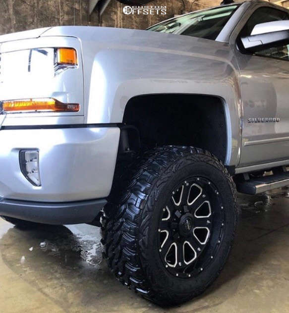 2018 Chevrolet Silverado 1500 with 20x10 -18 Pro Comp Series 72 and 35/ ...