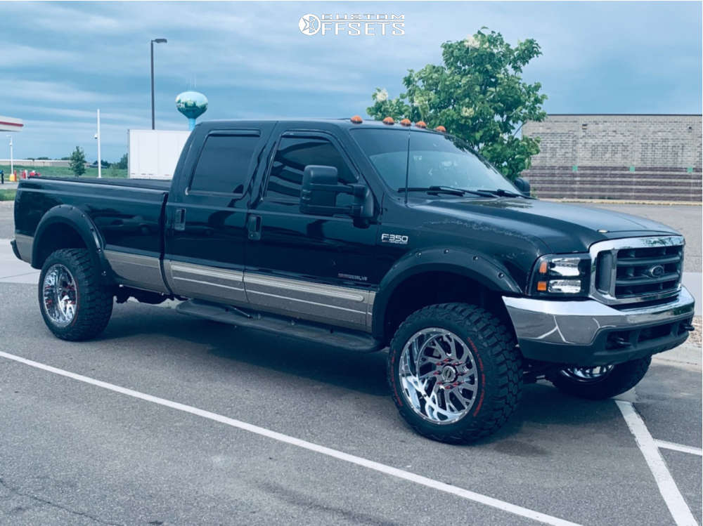 2000 Ford F-350 Super Duty with 22x12 -44 Xtreme Force Xf8 and 33/12 ...