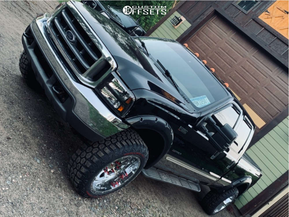2000 Ford F-350 Super Duty with 22x12 -44 Xtreme Force Xf8 and 33/12 ...