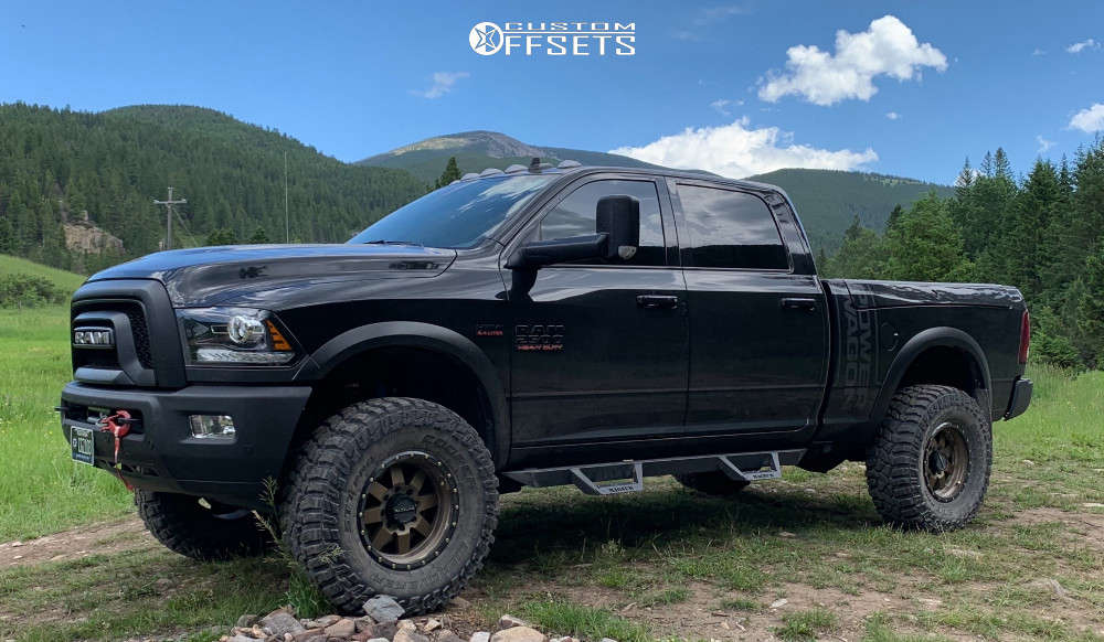 2018 Ram 2500 with 18x9 -12 Raceline Defender and 37/13.5R18 Cooper ...