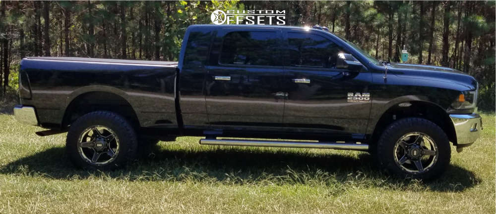 2017 Ram 2500 with 20x10 -25 Grid GD04 and 35/12.5R20 Nitto Ridge ...