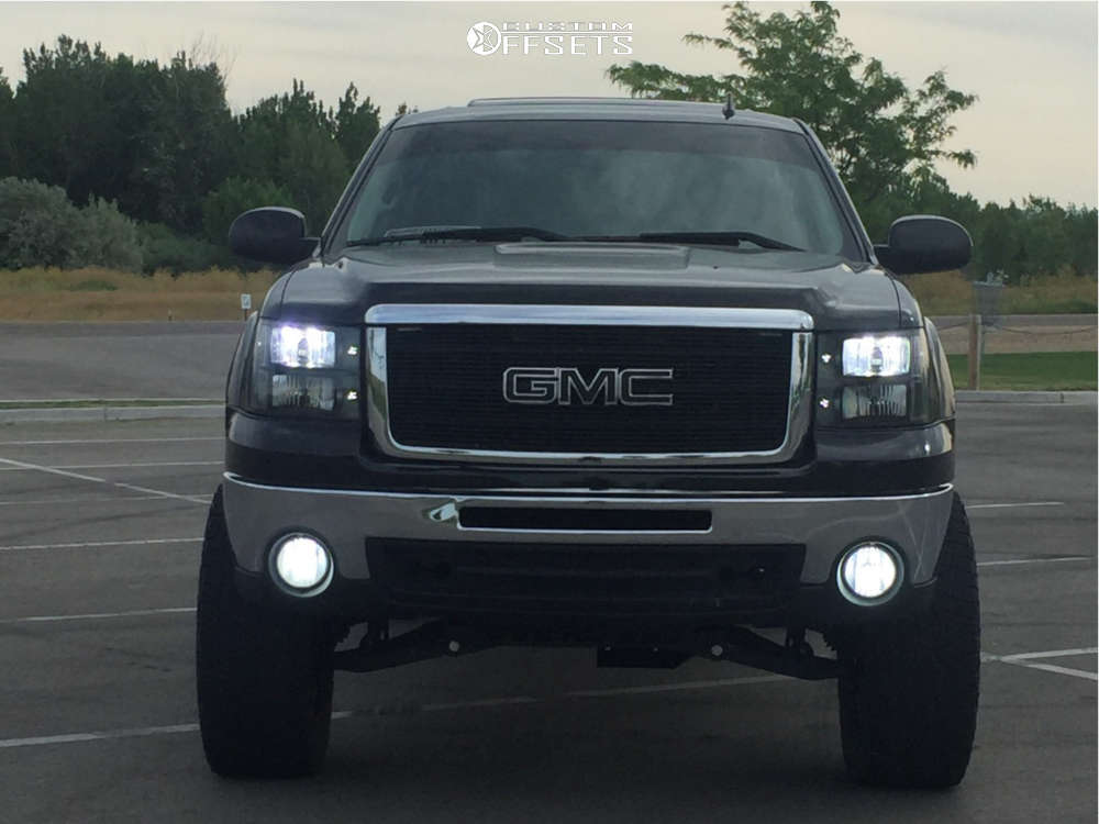 2009 GMC Sierra 1500 with 20x9 0 American Racing ATX Ledge and 325 ...