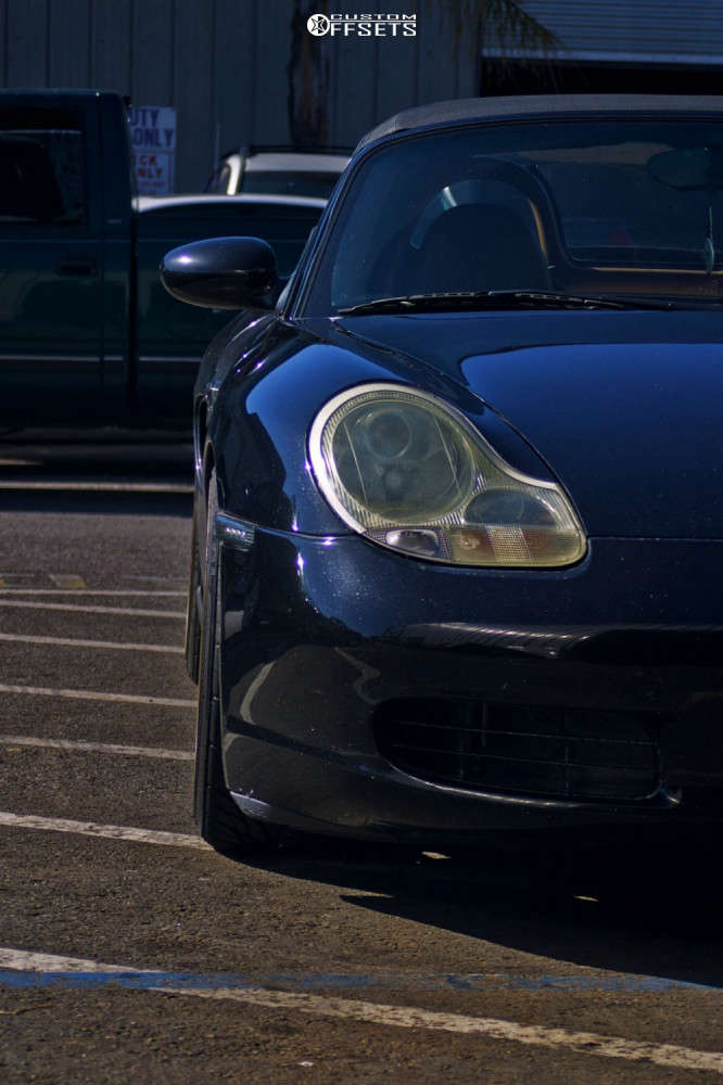 2001 Porsche Boxster with 18x8.5 45 ESM Esm-ff1 and 215/40R18 Federal ...