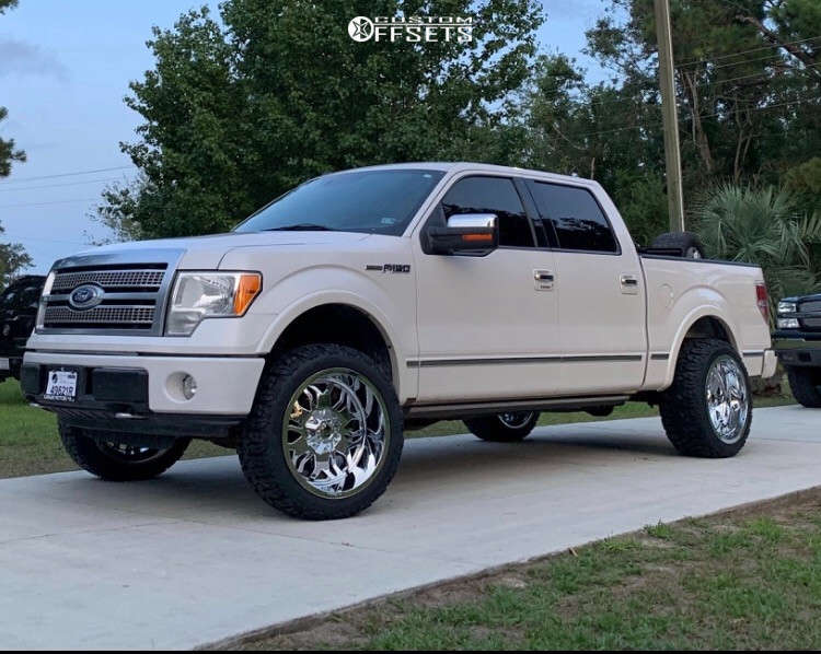 2010 Ford F-150 with 22x12 -44 RBP 87r and 33/12.5R22 Milestar ...