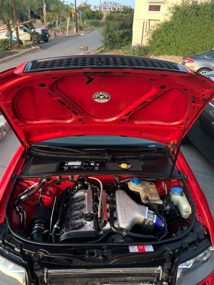 2004 Audi A4 Quattro with 18x9.5 35 Niche Altair and 235/25R18 Michelin ...