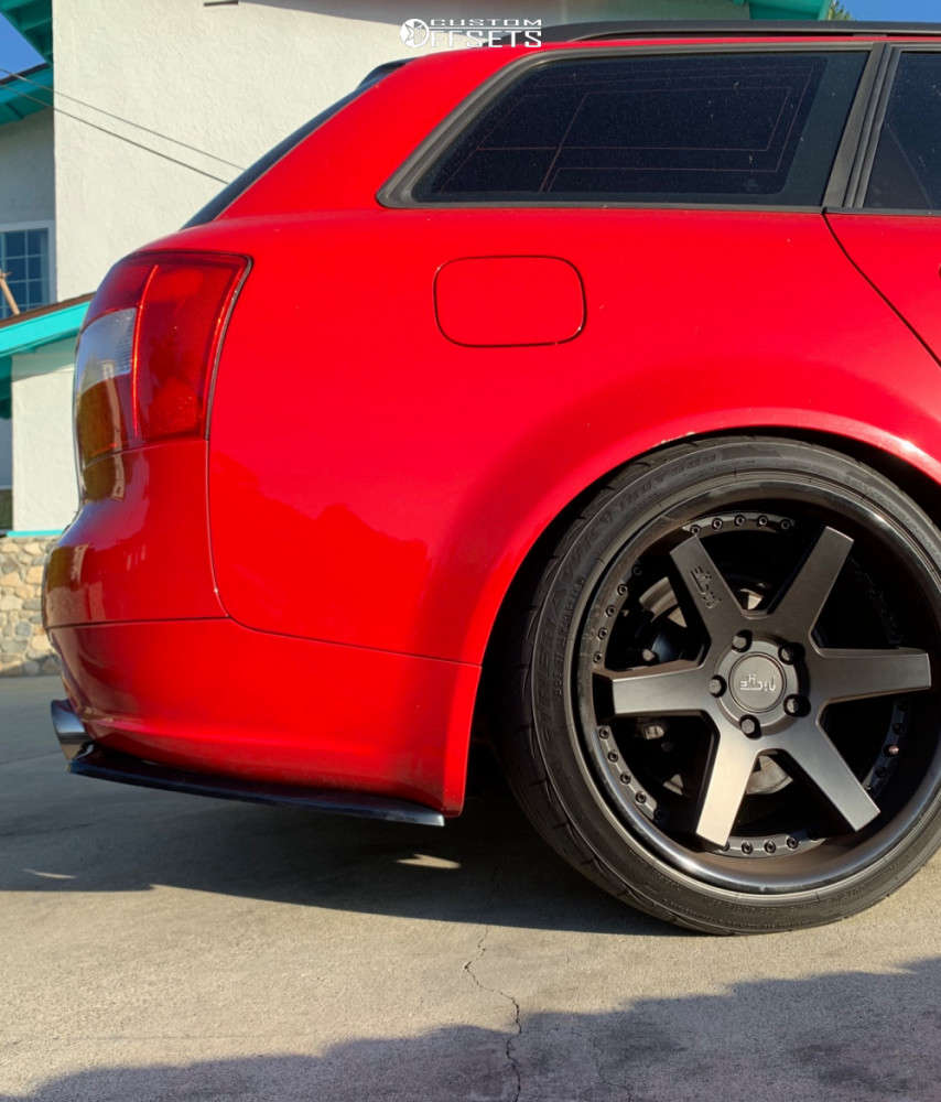 2004 Audi A4 Quattro with 18x9.5 35 Niche Altair and 235/25R18 Michelin ...