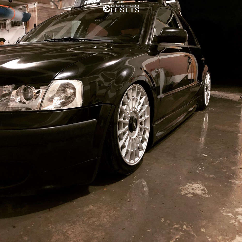 1999 Volkswagen Passat with 18x8.5 35 Rotiform Las-r and 215/35R18 ...