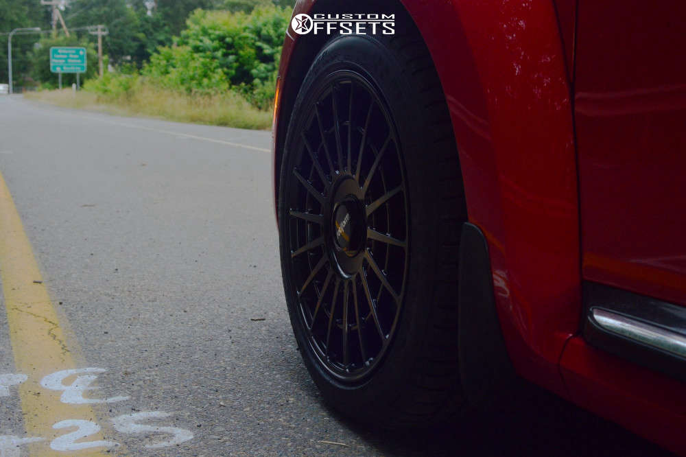 2014 Volkswagen Beetle with 18x8.5 45 Rotiform Las-r and 235/45R18 ...