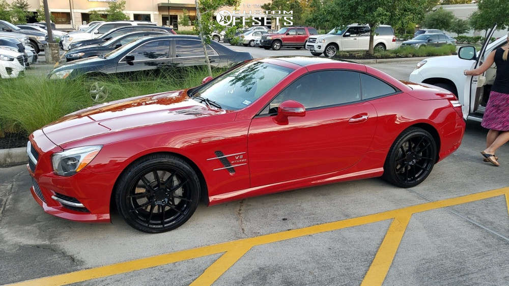 2013 Mercedes-Benz SL550 with 19x8.5 20 Beyern Ritz and 255/35R19 Nitto ...