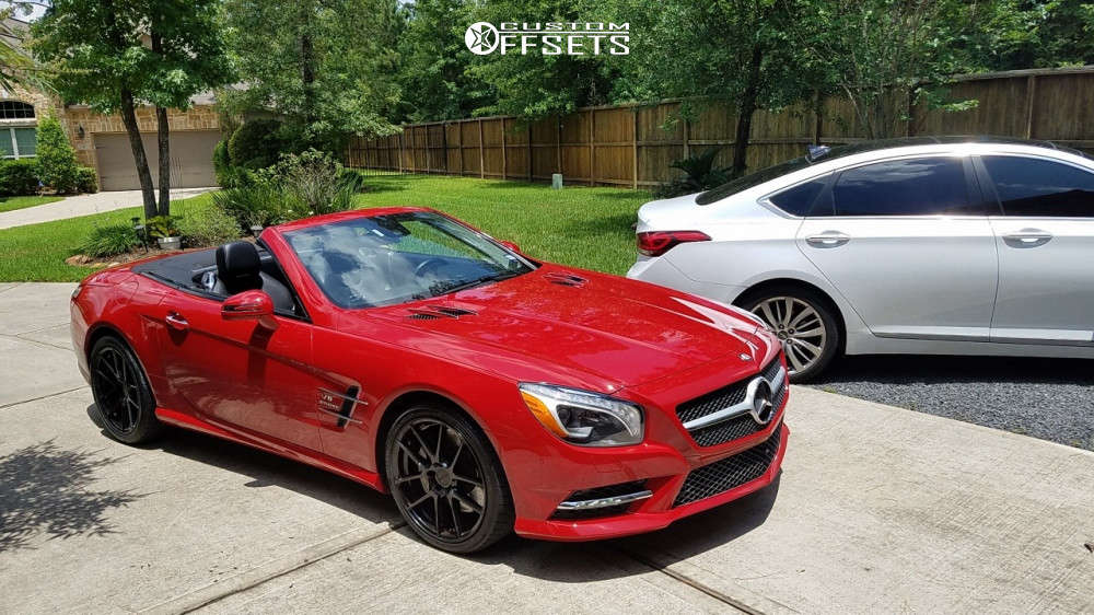 2013 Mercedes-Benz SL550 with 19x8.5 20 Beyern Ritz and 255/35R19 Nitto ...