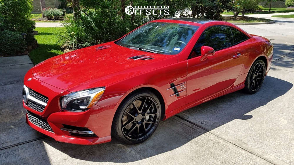 2013 Mercedes-Benz SL550 with 19x8.5 20 Beyern Ritz and 255/35R19 Nitto ...